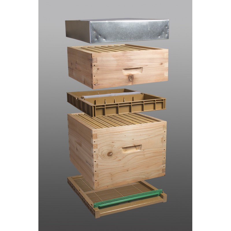 KIT ruche Dadant complète avec 1 hausse
